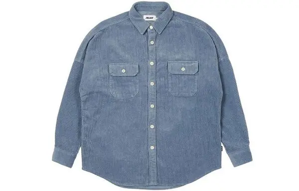 PALACE Washed Drop Shoulder Cord Shirt Fw21