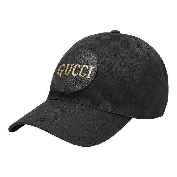 Gucci Gg Canvas Baseball Cap - Black