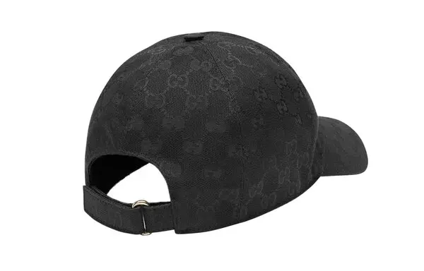 Gucci Gg Canvas Baseball Cap - Black
