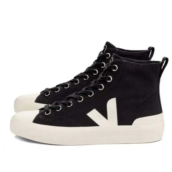 VEJA Wata Ii Canvas High Top Sneakers - Black/pierre
