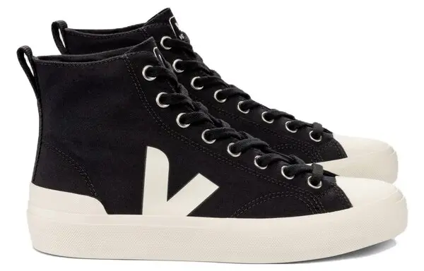 VEJA Wata Ii Canvas High Top Sneakers - Black/pierre