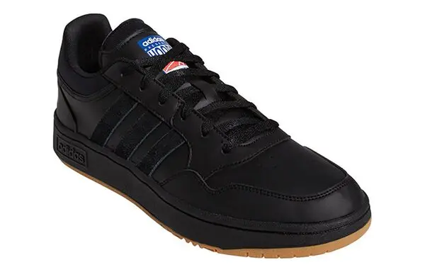 Adidas Hoops 3.0 Low Gum Sneakers - Black