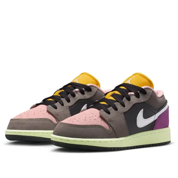 JORDAN Air 1 Low Se Sneakers - Brown/pink