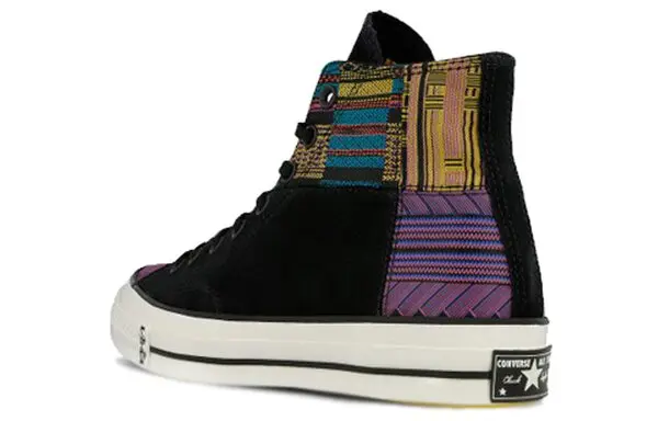 CONVERSE Chuck 70 Hi Suede Kente Cloth - Black