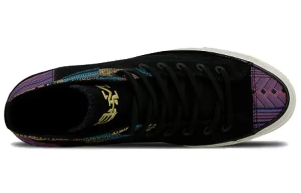 CONVERSE Chuck 70 Hi Suede Kente Cloth - Black