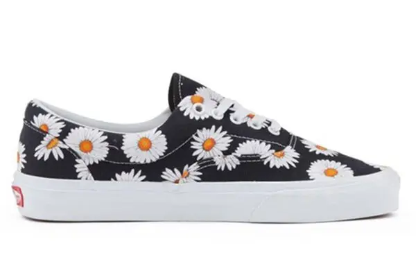 VANS Era Low Top Sneakers With Floral Print - Black