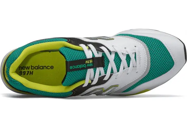 NEW BALANCE 997h Sneakers - White/green