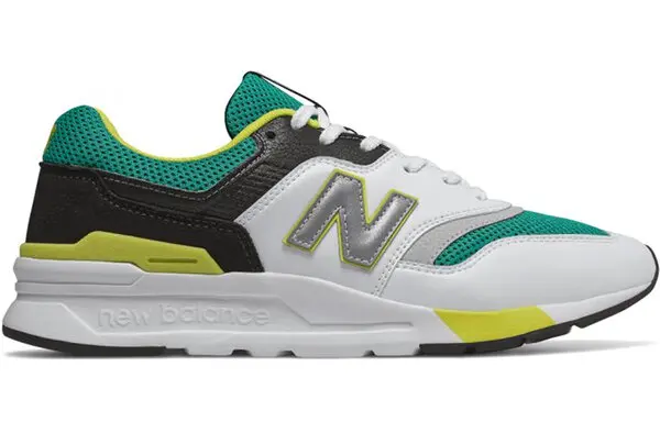 NEW BALANCE 997h Sneakers - White/green
