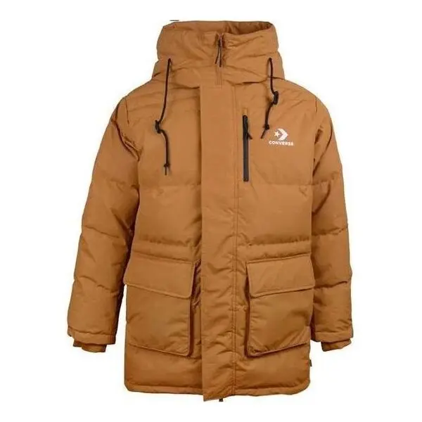 CONVERSE Mid-length Puffer Jacket - Wheat