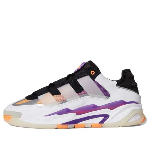 Adidas Niteball "white Active Purple - Black/white/purple
