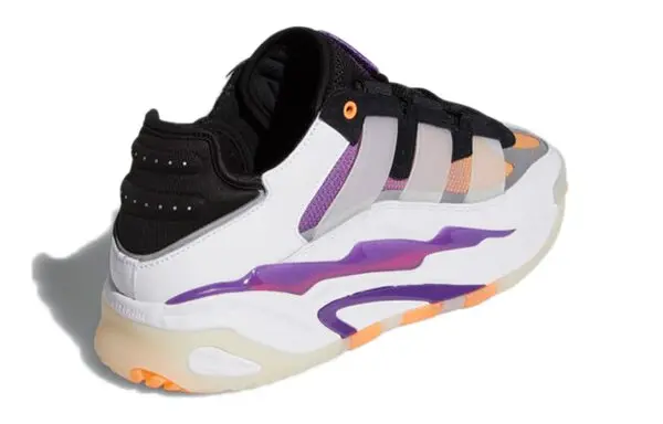 Adidas Niteball "white Active Purple - Black/white/purple
