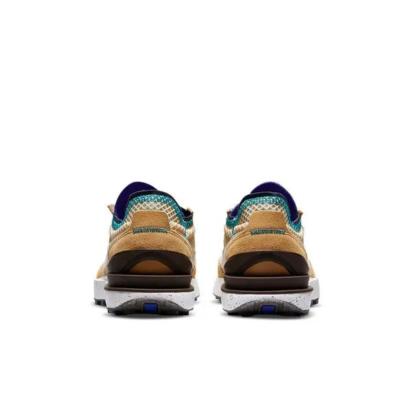Nike Waffle One Low Top Sneakers - Cream/brown