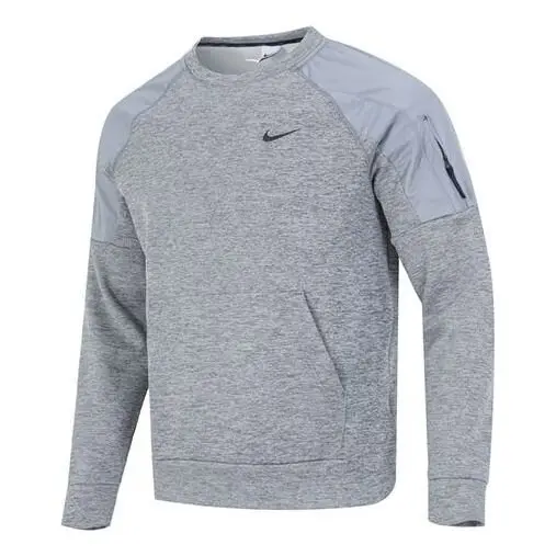 Nike Therma Crewneck Logo Sweatshirt