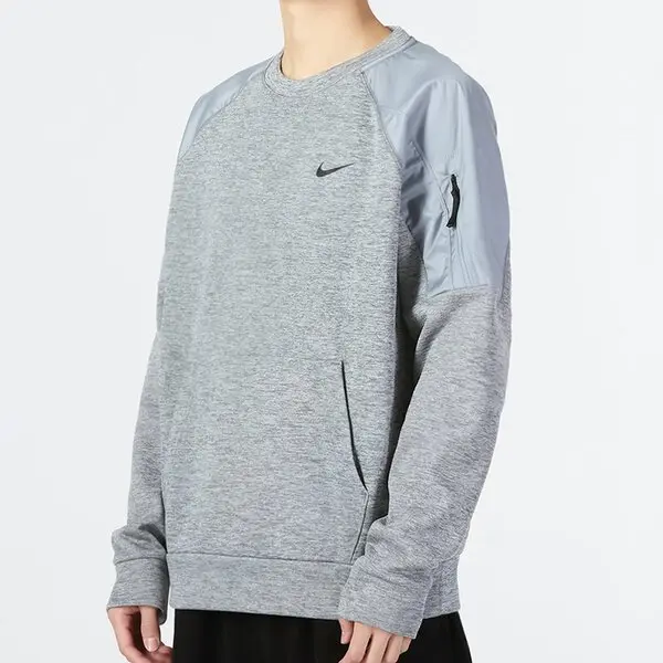 Nike Therma Crewneck Logo Sweatshirt