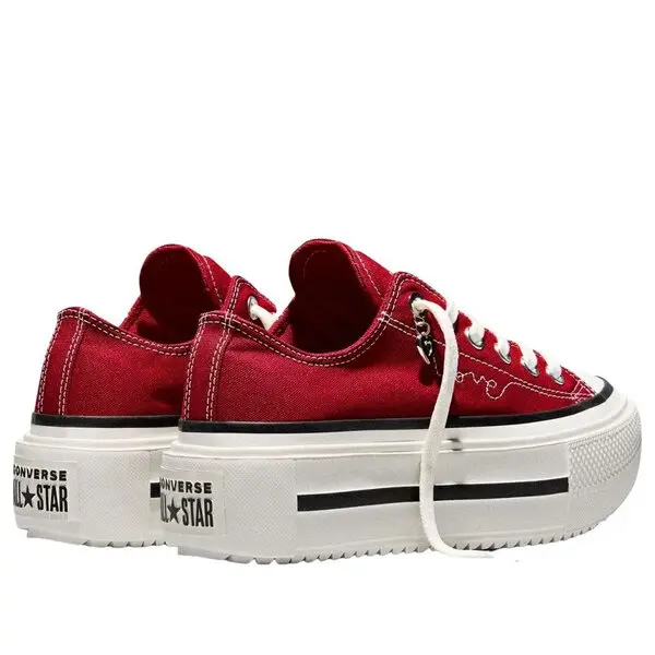 CONVERSE Chuck Taylor All Star Hearts Lift Double Stack Low Top Sneakers