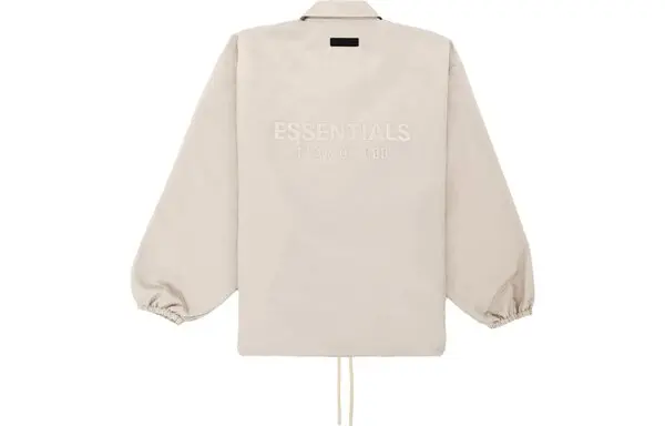 Fear Of God Coaches Jacket - Silver Cloud