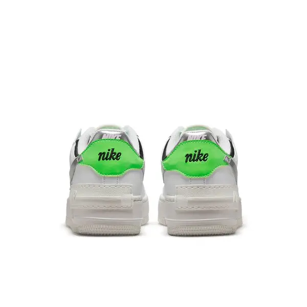 Nike Force 1 Shadow Sneakers - Black/white/silver