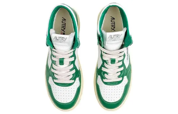 AUTRY Medalist High-top Sneakers - White/green