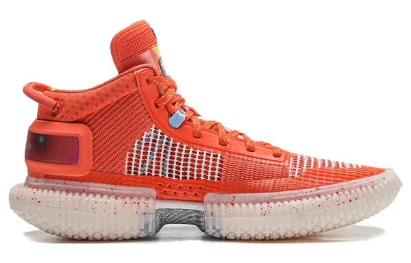 LI-NING Badfive 3 Ultra High-top Sneakers - Orange/beige