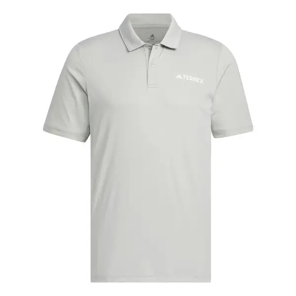 Adidas Logo Polo Shirts Asia Sizing - Grey