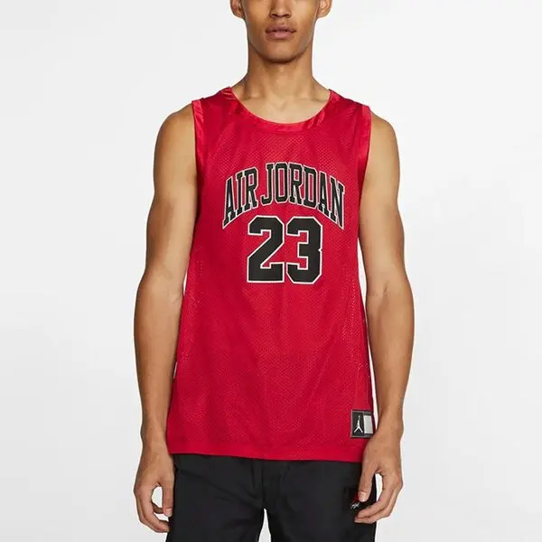 JORDAN Air Dna Distorted Flying Basketball Mesh Training Vest - Red