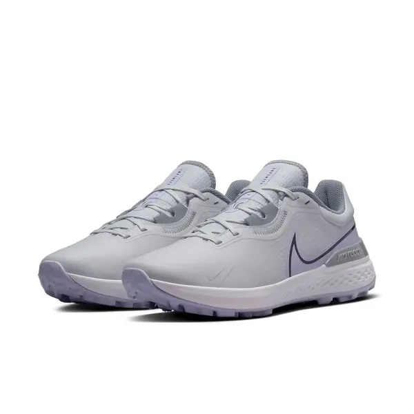 Nike Infinity Pro 2 Wide Golf Shoes - Gray/purple