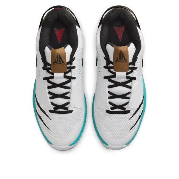 Nike Ja 1 Ep 'reverse Scratch' Sneakers - White/black/teal