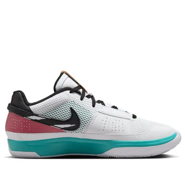 Nike Ja 1 Ep 'reverse Scratch' Sneakers - White/black/teal