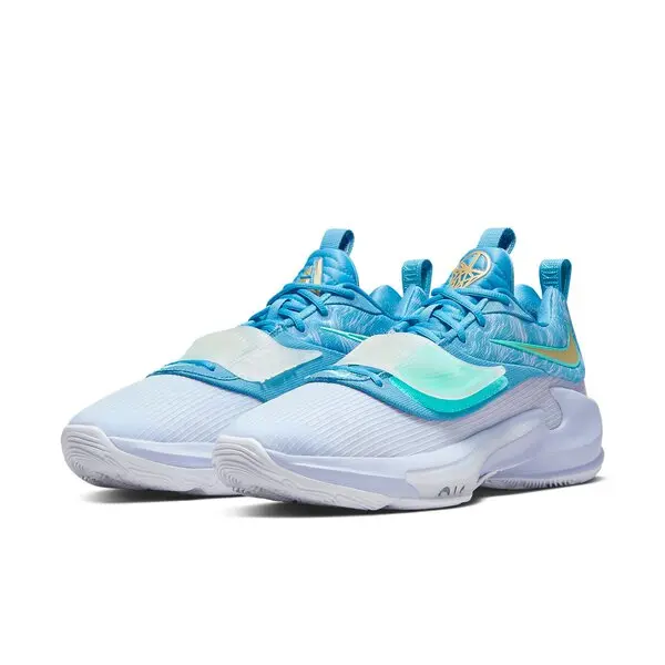 Nike Zoom Freak 3 Ep "freezing Time" Athletic Sneakers - Blue