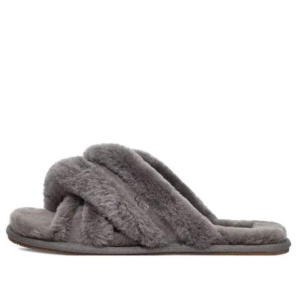 UGG Scuffita Shearling Slippers - Grey