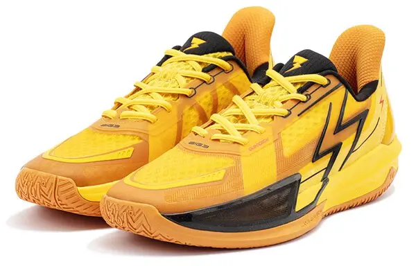 361 DEGREES Big3 4.0 Quick 'a Flash Of Brilliance' Sneakers - Yellow/black
