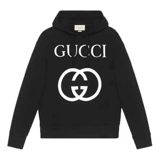 Gucci Interlocking G Hoodie - Black