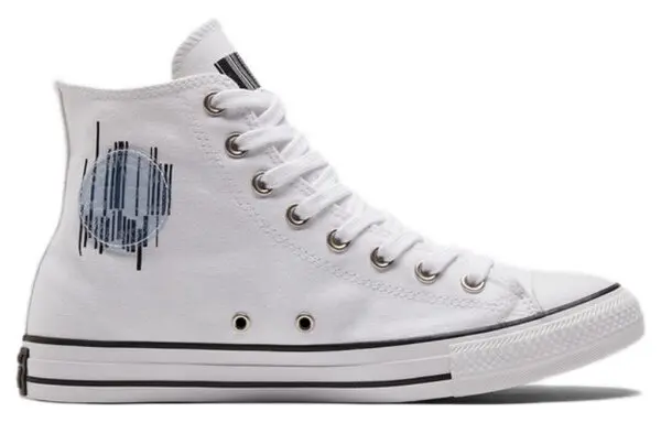 CONVERSE Chuck Taylor All Star Translucent Barcode High Top Sneakers - White