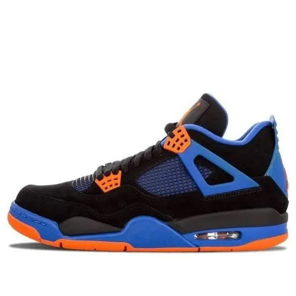 JORDAN 4 Retro "cavs - Black/blue/oramge