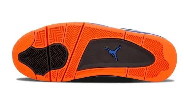 JORDAN 4 Retro "cavs - Black/blue/oramge