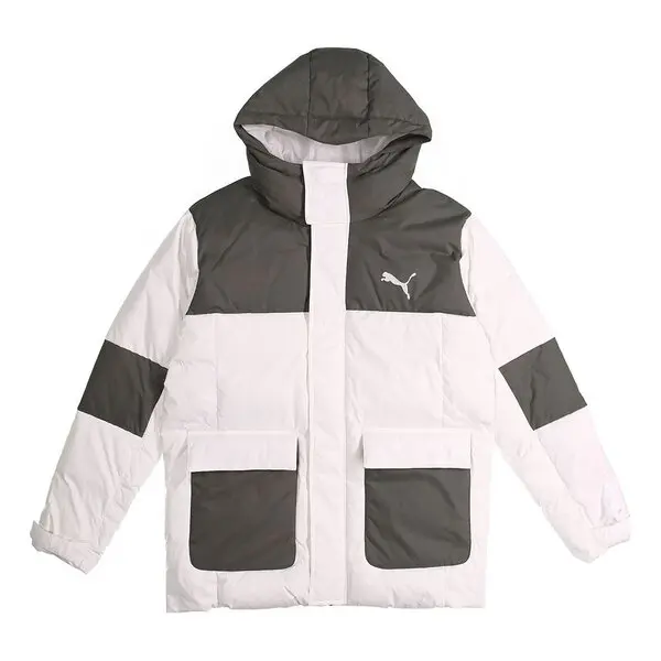 PUMA Protective Down Jacket - White/black