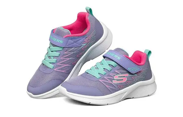 Sketchers Microspec K "cozy" Athletic Sneakers