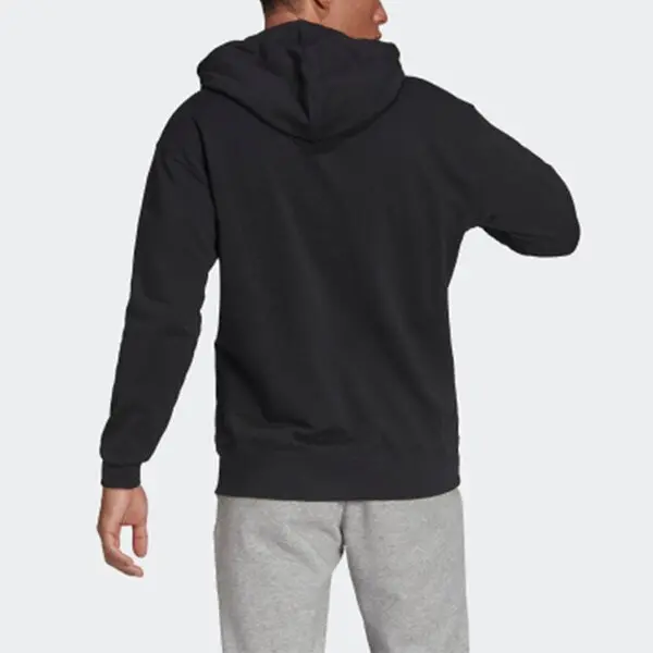 Adidas Logo Small Label Solid Color Sports Hoodie