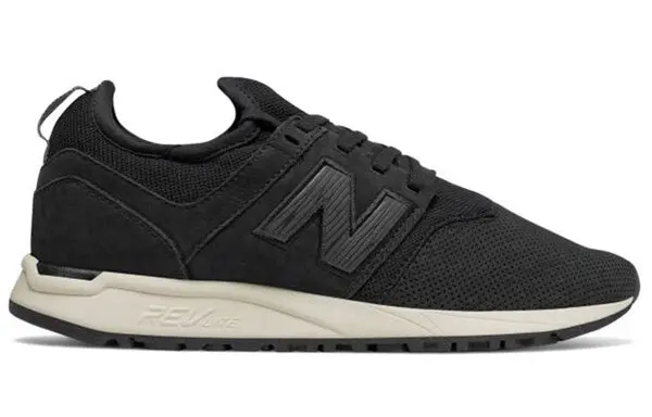 NEW BALANCE 247 Nubuck Sneaker - Black