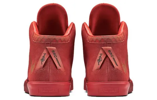 Nike Lebron 12 Sportswear Lifestyle Qs "challenge Red - Challenge Red/challenge Red