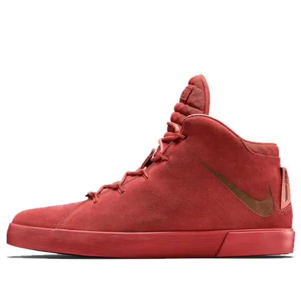 Nike Lebron 12 Sportswear Lifestyle Qs "challenge Red - Challenge Red/challenge Red
