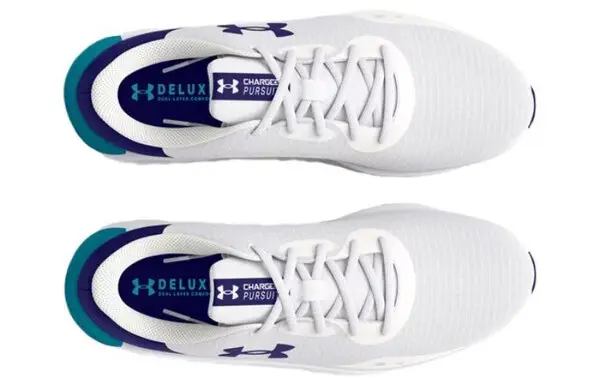 Under Armour Charged Pursuit 3 Athletic Sneakers - White/sonar Blue