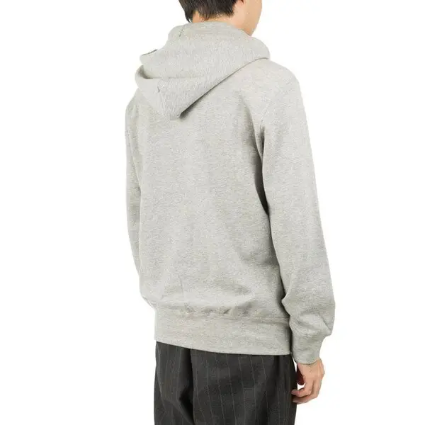 Play Comme Des Garcon Red Love Logo Hoodie - Grey