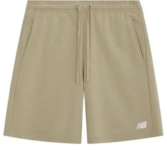 NEW BALANCE Logo Shorts Asia Sizing - Khaki