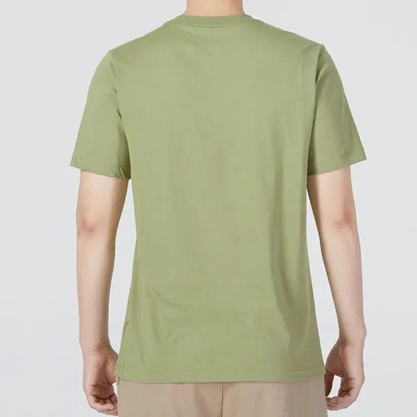 Nike Large Alphabet Logo Printing Breathable Round Neck Casual Sports Short Sleeve Green T-shirt - Default Colorway