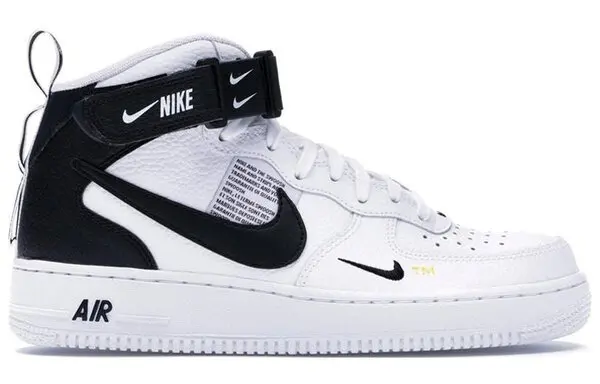 Nike Force 1 Mid '07 Lv8 Sneakers - White/black