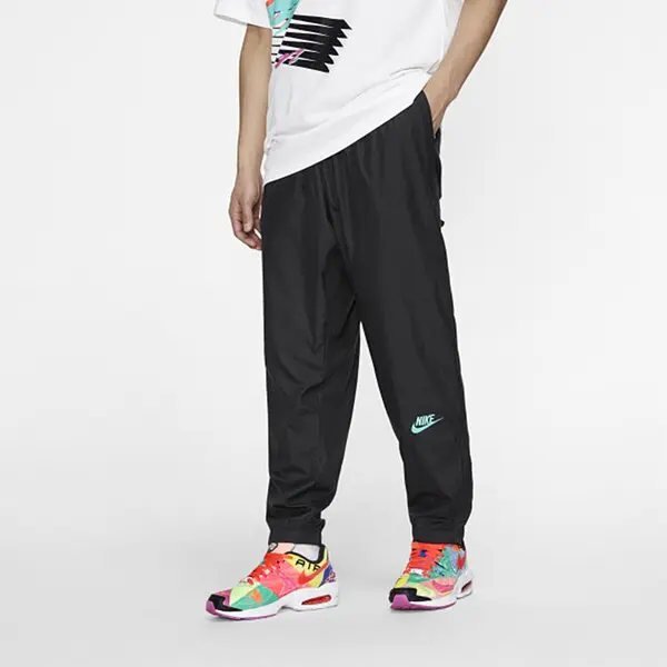 Nike X Atmos Pants 'black Hyper Jade