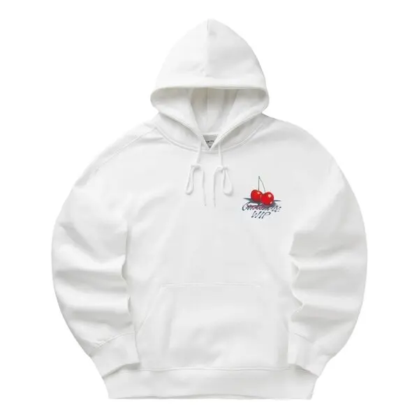 Carhartt Work In Progress Jake Garcia Hood Fleece Sweatshirt - White