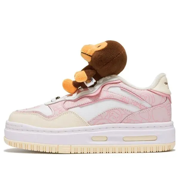 LI-NING X Baby Milo Store Future C1 Sneakers - White/pink