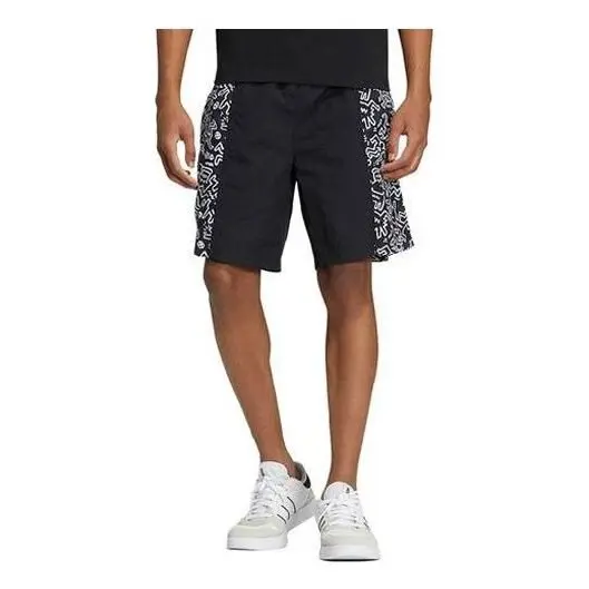 Adidas Neo X Keith Haring Graphic Shorts - Black